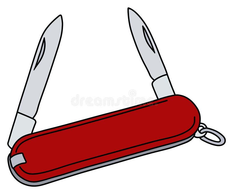 Red Swiss Army Pocket Knife Stock Illustrations – 713 Red Swiss Army ...