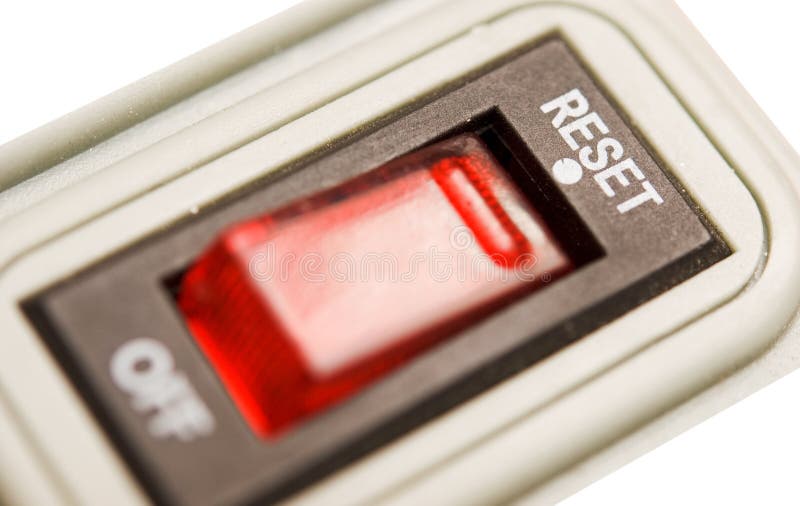 Red switch stock image. Image of lever, symbol, power - 22743125