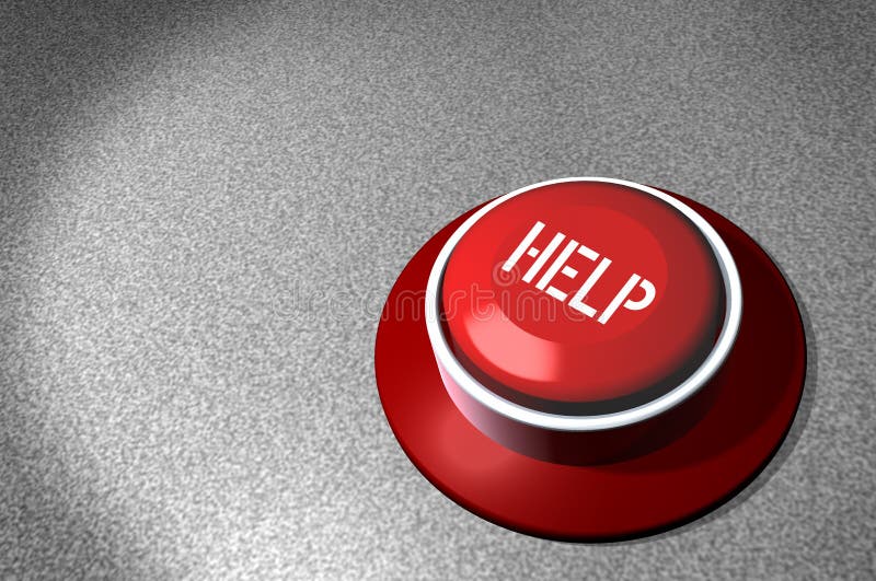 Red Switch help stock illustration. Illustration of support - 12485593