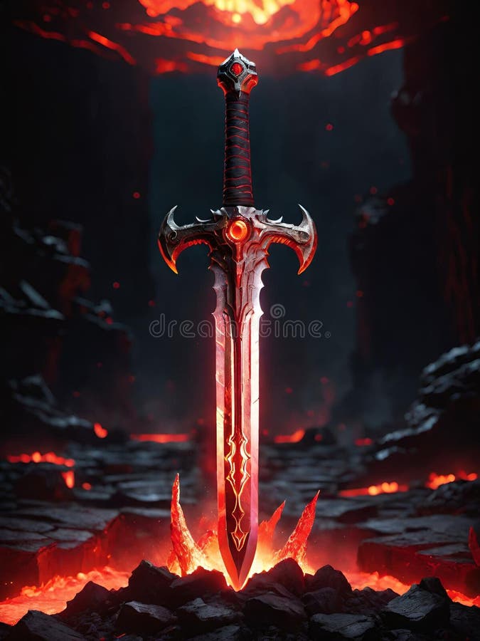 Sword Black Background Stock Illustrations – 18,622 Sword Black ...