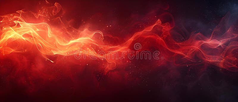 Red Symphony: a Vibrant Dance of Sound Waves. Concept Music, Red ...