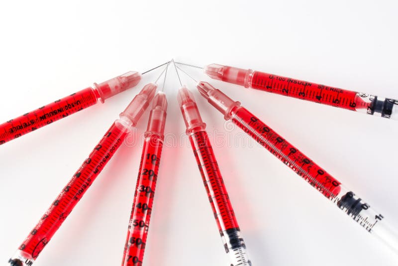 Big red syringe stock image. Image of drug, injecting - 34274423