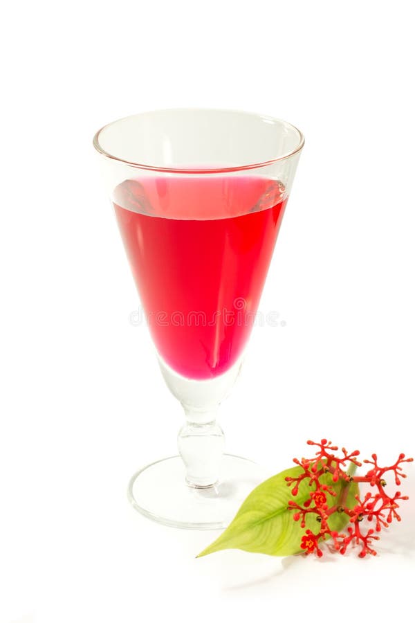 Red syrup for cocktails stock image. Image of frozen - 59941085