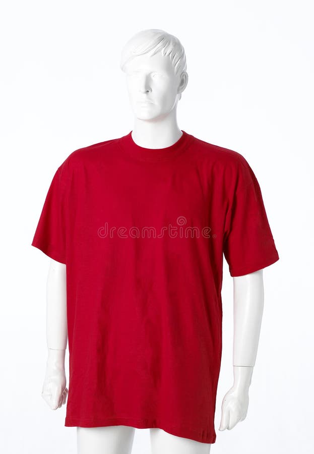 Red t-shirt stock image. Image of young, textiles, clothing - 8124009