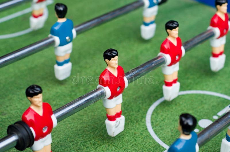 Red table soccer players stock photo. Image of soccer - 25242778