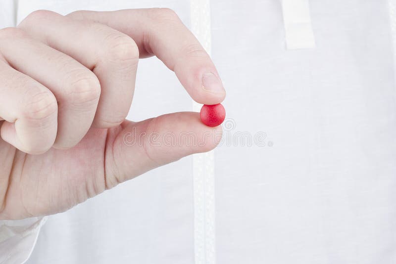 Red Tablet stock image. Image of doctor, carry, decision - 27533743