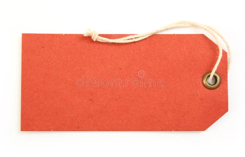 Red tag stock photo. Image of note, close, announce, business - 3504264