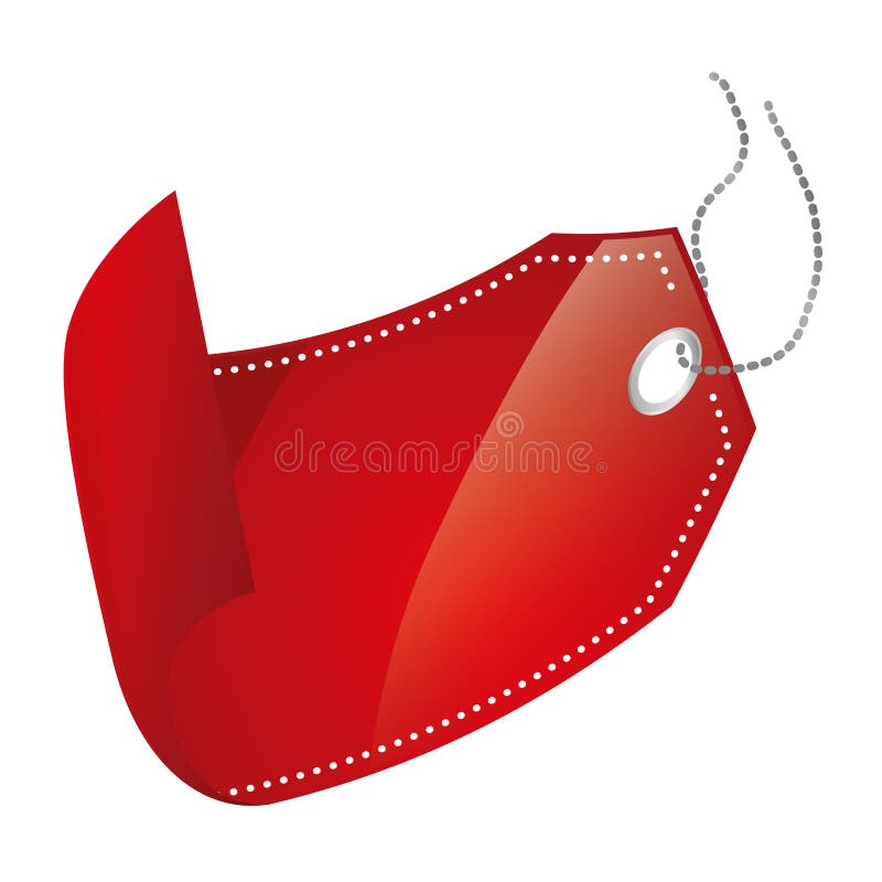 Red Tag Icon. Label Design. Vector Graphic Stock Vector - Illustration ...