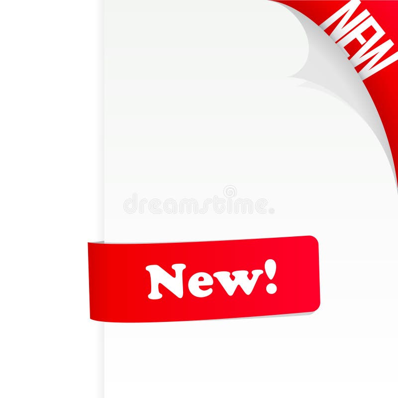 Red tag with text. vector stock vector. Illustration of corner - 9803732