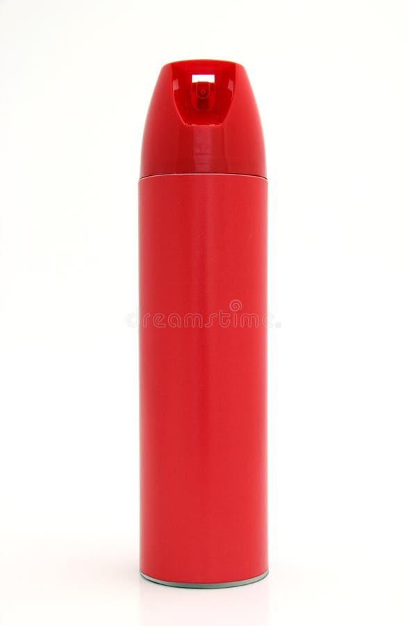 Red, Tall Bug Spray Can stock photo. Image of vertical - 33442162