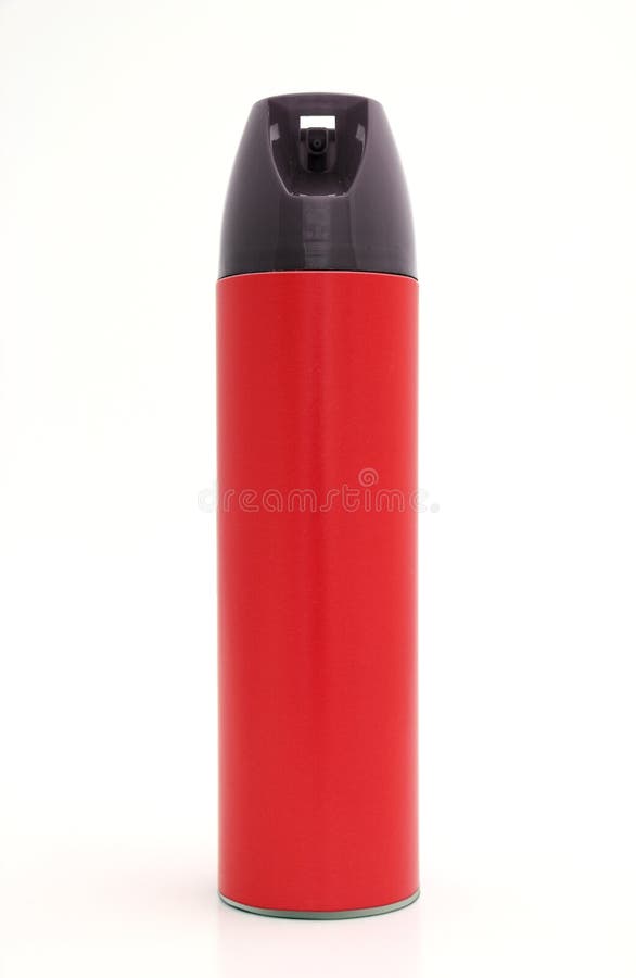 Red, Tall Bug Spray Can stock photo. Image of vertical - 33442162