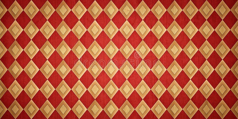 Red and Tan Diamond Pattern Creates Abstract Background Generative by ...
