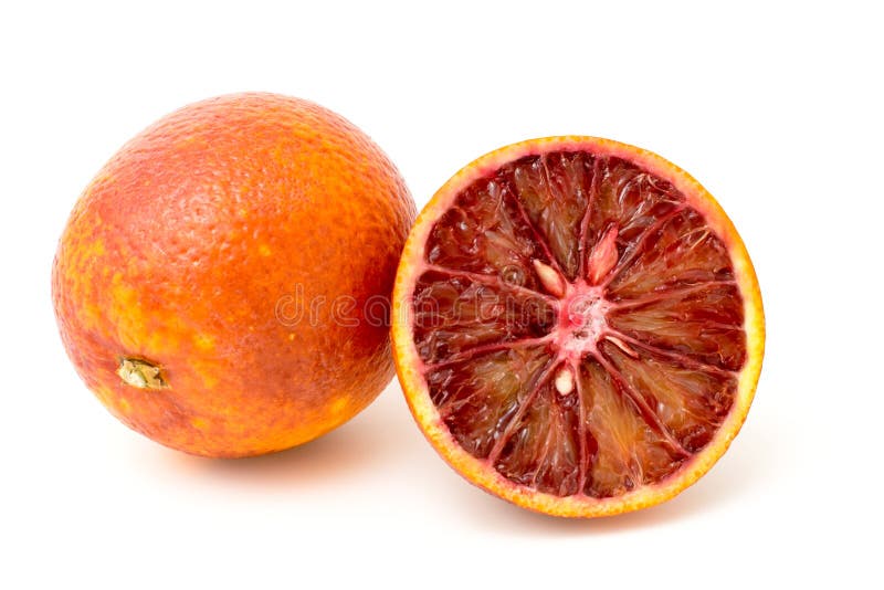 Tangerine Peel is Twisted into a Spiral Close-up. Isolated, Top View ...