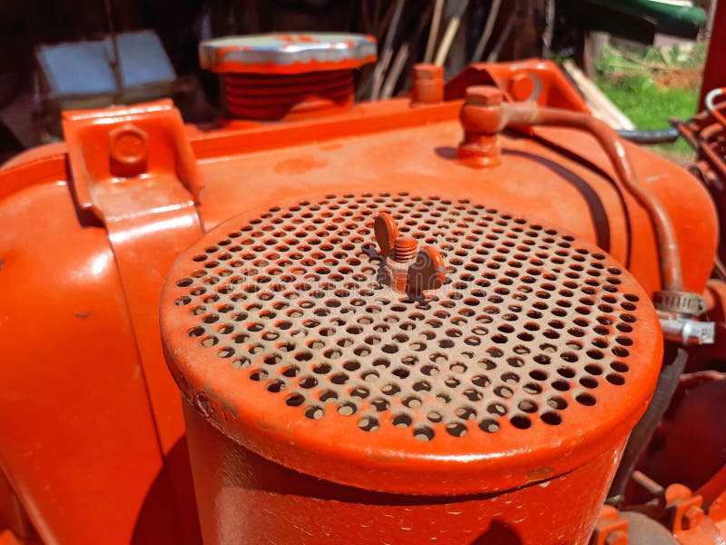 Tank and Filter from the Tractor Stock Image - Image of outdoor ...