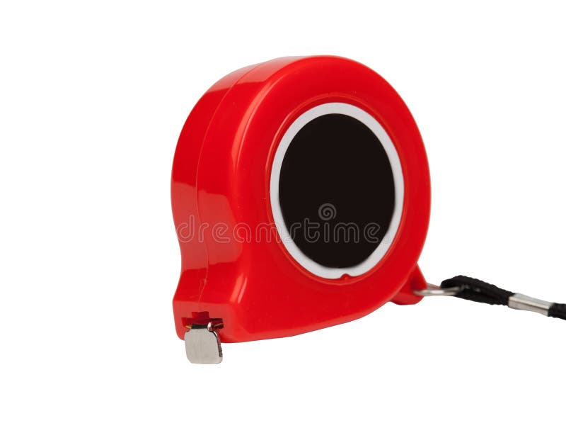 Red tape measure stock image. Image of construction, measure - 38907549