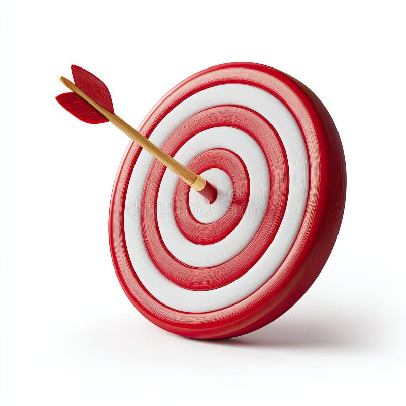 Bullseye: AI-Generated Target Image Stock Illustration - Illustration ...