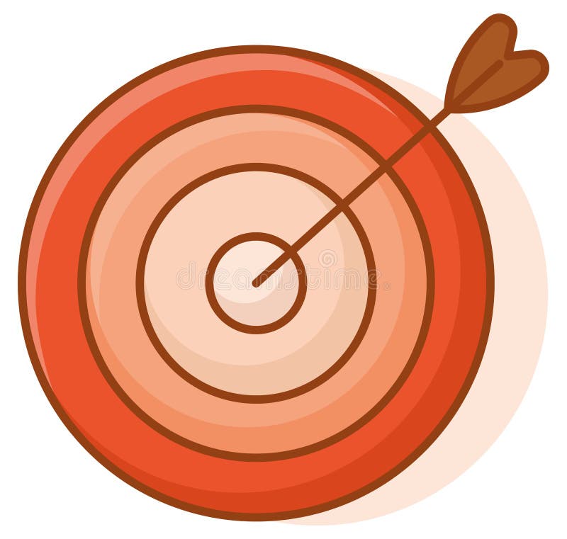 Red target design stock vector. Illustration of goal - 269353708