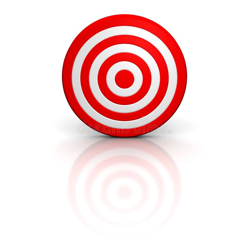 Man and red target stock illustration. Illustration of puppet - 15468072