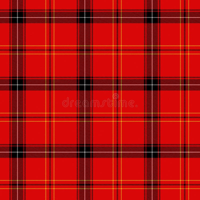 Red Tartan Seamless Pattern Stock Illustration - Illustration of ...