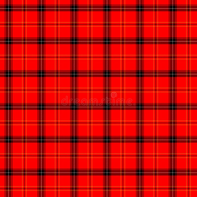 Red Tartan Seamless Pattern Stock Illustration - Illustration of ...