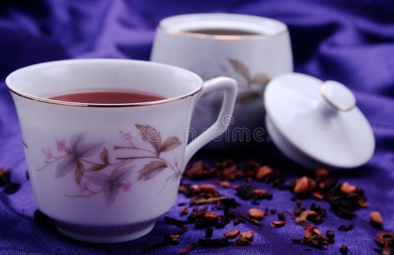 Red tea stock photo. Image of berry, cloth, relax, blue - 10269942