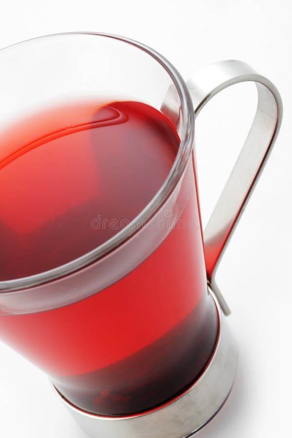 Red tea stock image. Image of glass, fooddrink, beverage - 27618099