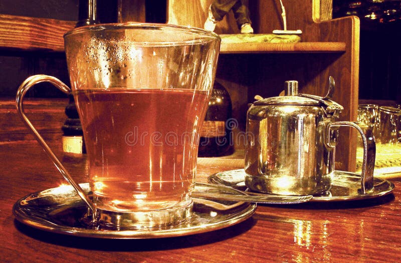 Red Tea On A Saturday Afternoon Stock Photo - Image of horizontal ...