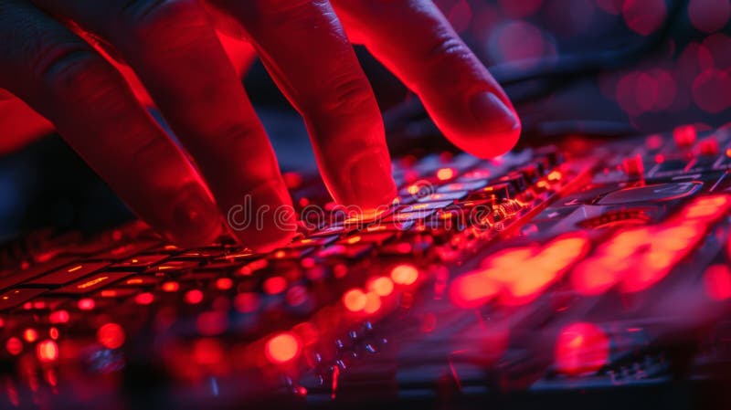 A Red Team Member Scanning a Network for Vulnerabilities and Potential ...
