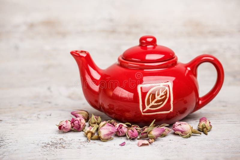 Red teapot stock image. Image of shiny, glossy, studio - 29230897
