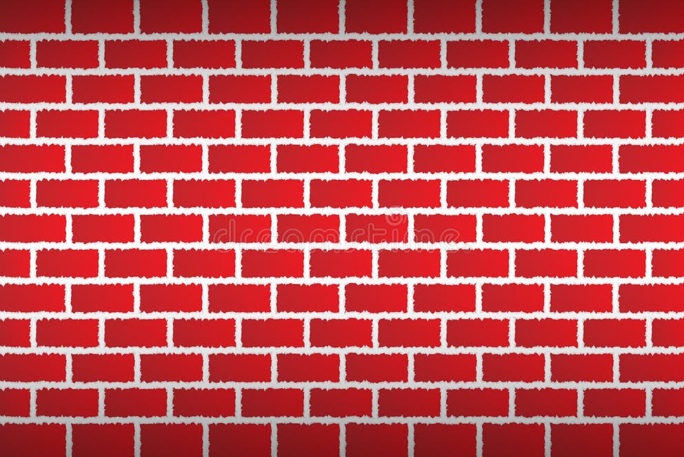 The Red Tear Paper in Brick Pattern Stock Photo - Image of wallpaper ...