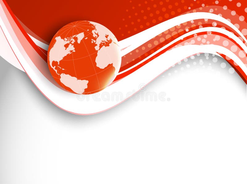 Red tech background stock vector. Illustration of design - 48738744