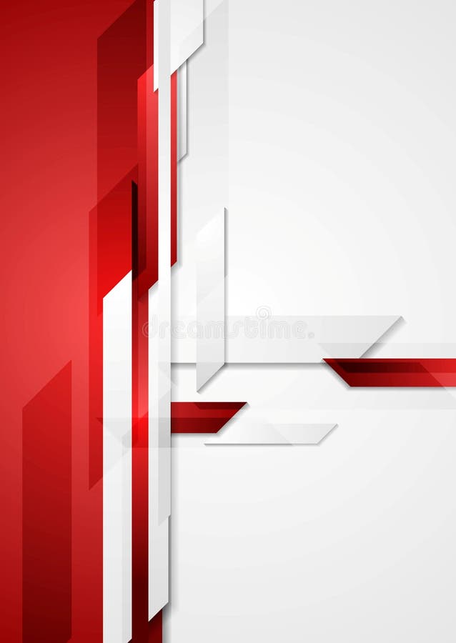 Red Tech Corporate Background Stock Vector - Illustration of colorful ...