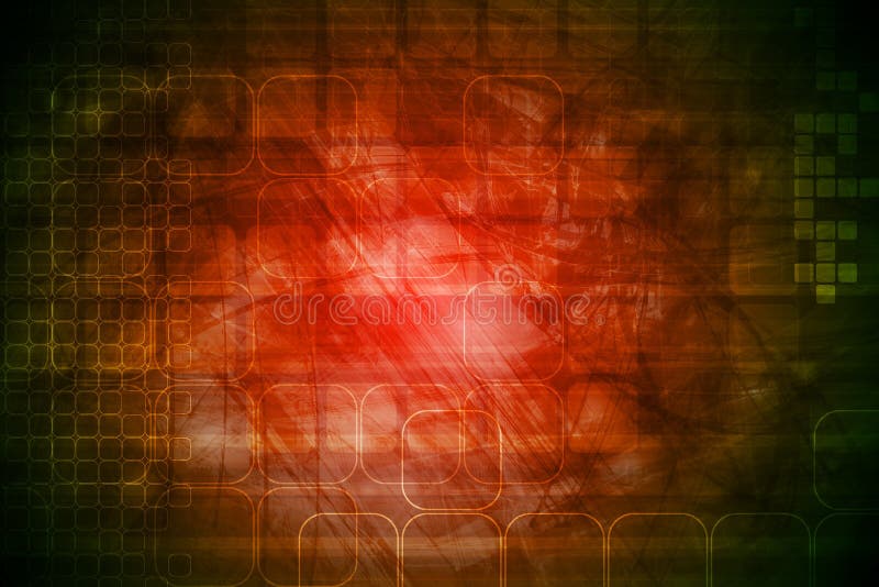 Red technical background stock vector. Illustration of drawing - 19272709