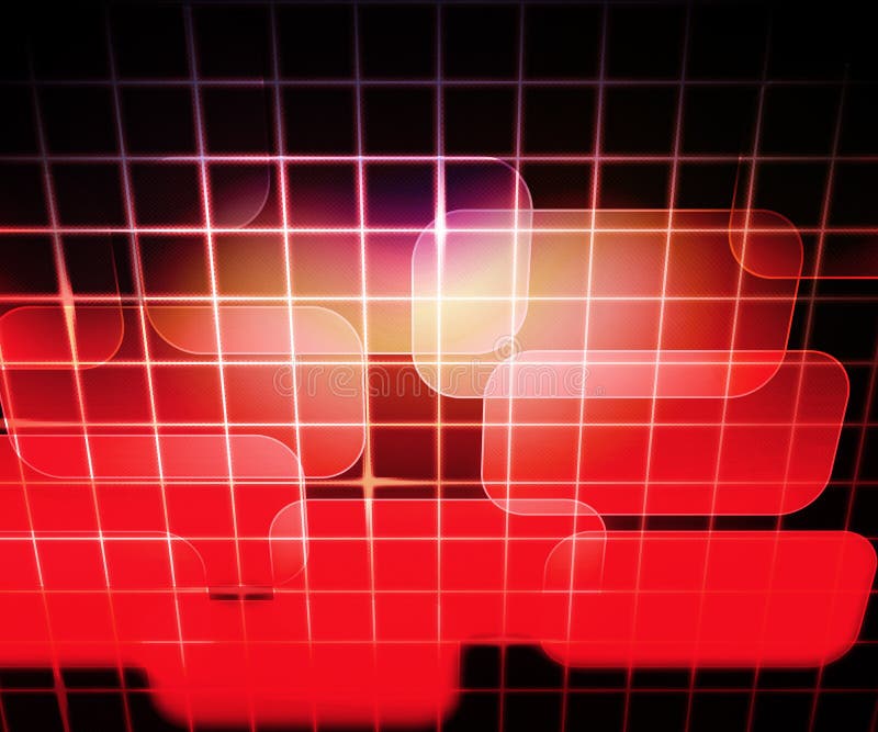 Red Technology Abstraction Texture Stock Illustration - Illustration of ...