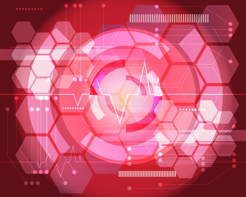 Red technology background stock illustration. Illustration of speed ...