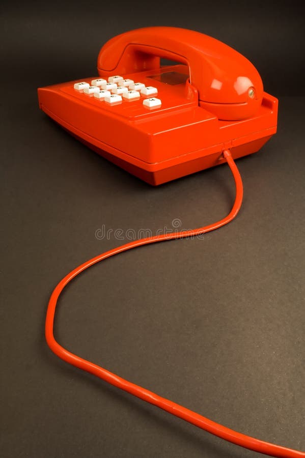 Red telephone stock photo. Image of keypad, electronic - 4967486
