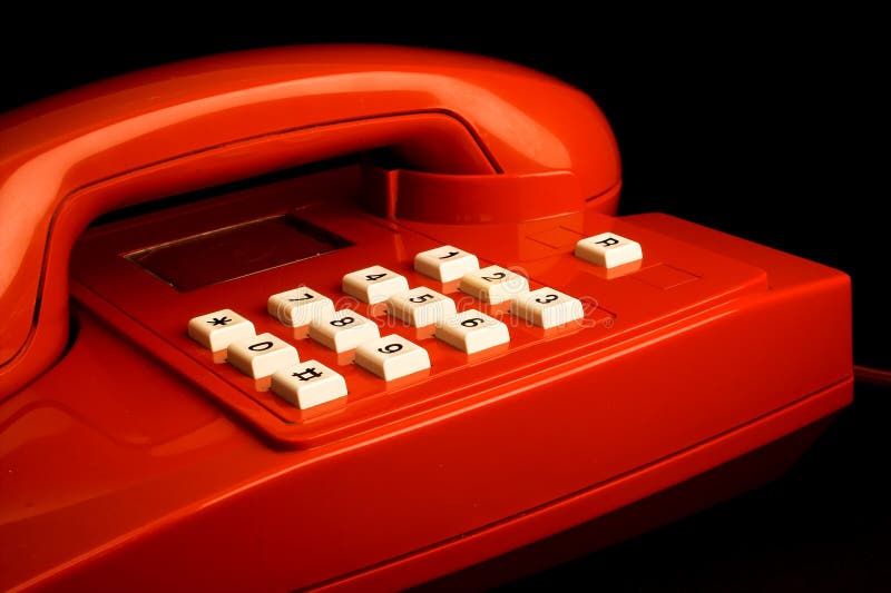 Red telephone stock image. Image of close, antique, contact - 5990519