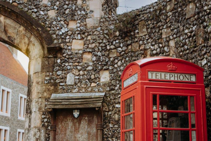 The Iconic British Telephone Box Editorial Stock Photo - Image of ...