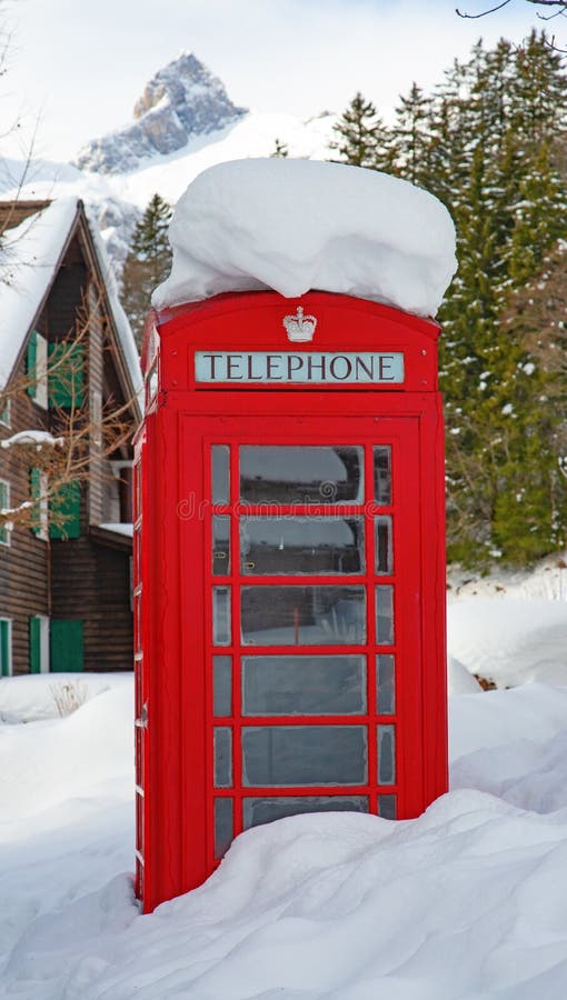 Red telephone booth stock photo. Image of telecommunications - 206993754