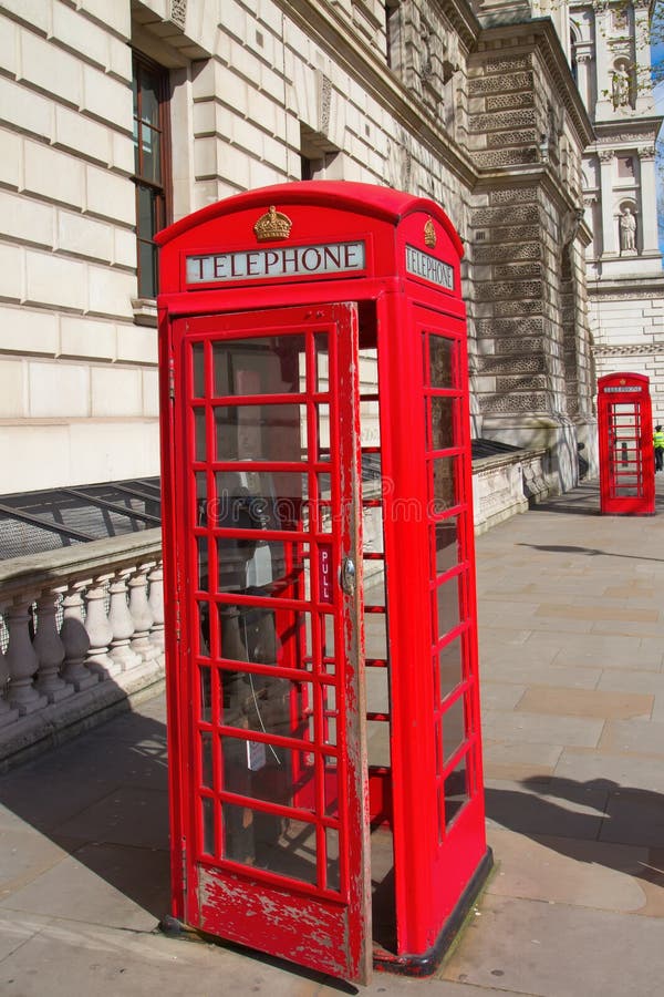 Red Telephone Booth in London Stock Image - Image of london ...