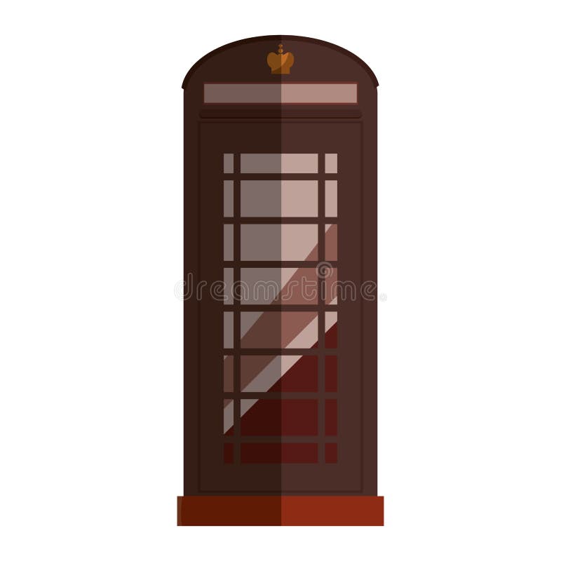 Red telephone box stock vector. Illustration of london - 80485080