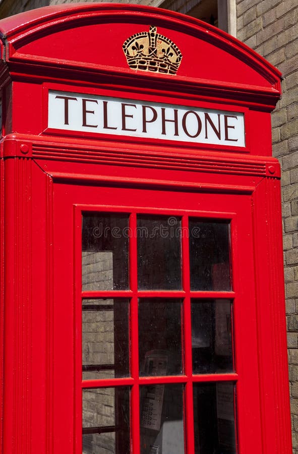 Red Telephone Box in London Stock Photo - Image of suburb, boxes: 32402482