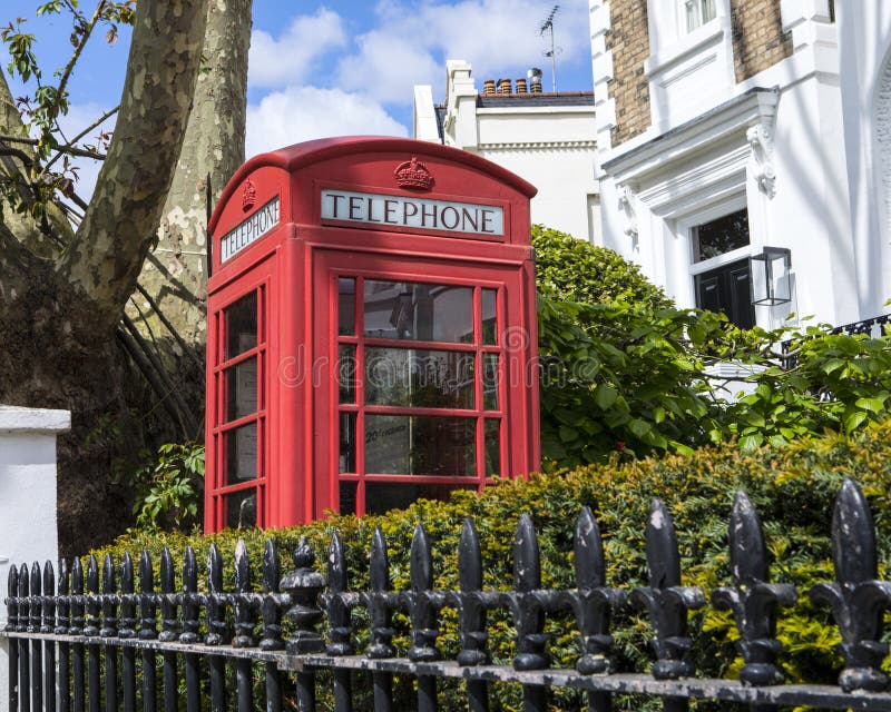 Red Telephone Box in London Stock Photo - Image of attractions ...