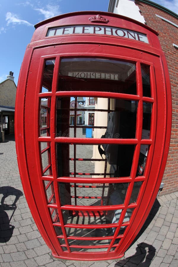 The Red Telephone Box, London Stock Image - Image of urban, telephone ...