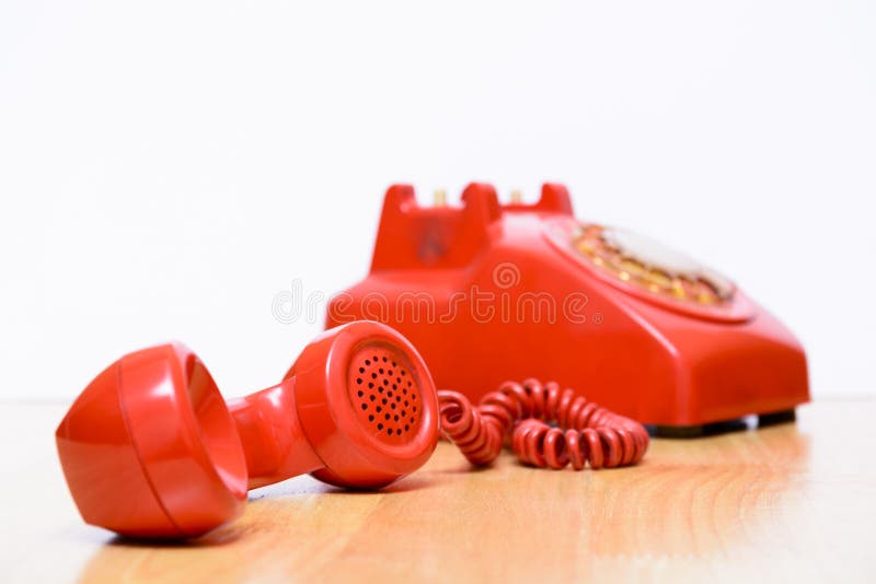 Retro Dial Style Black House Telephone Stock Photo - Image of dial ...