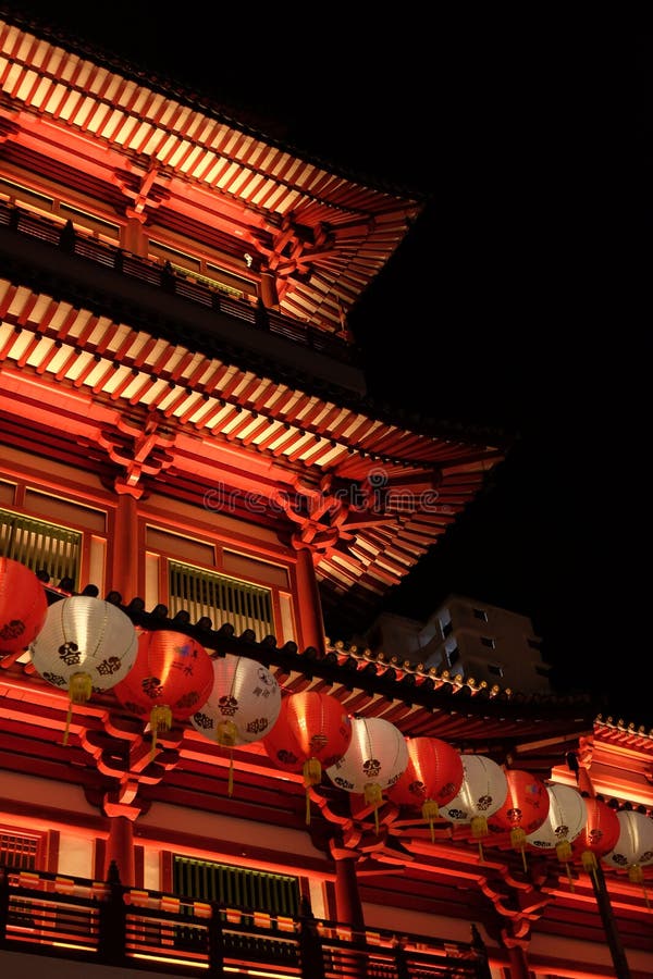 Red Temple stock image. Image of screenshot, auditorium - 268248299