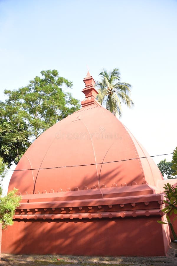 Red temple stock photo. Image of workship, guwahati, temple - 77641644