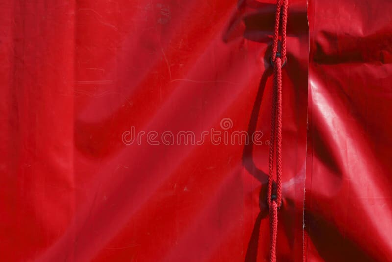 Red tent tarpaulin stock image. Image of security, wall - 95962989