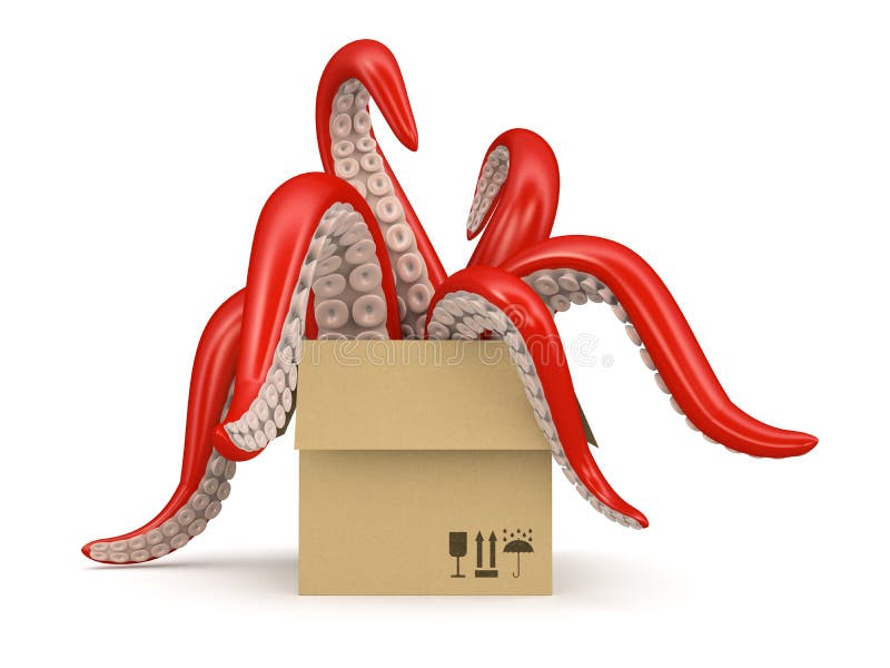 Octopus Umbrella Stock Illustrations – 176 Octopus Umbrella Stock ...