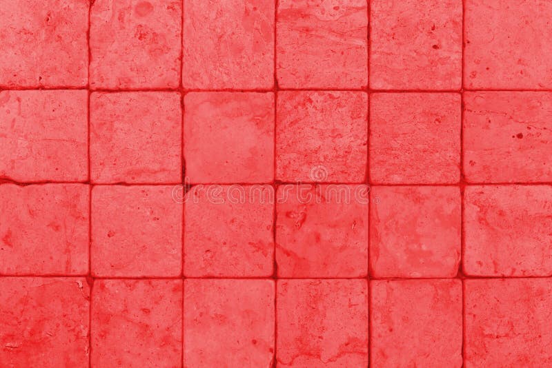 Terracotta Wall Tiles Texture and Background Seamless Stock Image ...